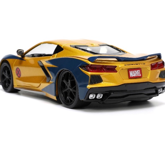 x-men | Toys | Xmen Wolverine 220 Chevrolet Corvette Die Cast 24 Scale ...